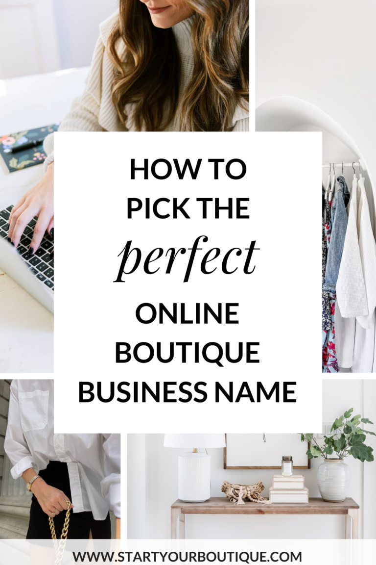 How to Pick the Perfect Boutique Business Name